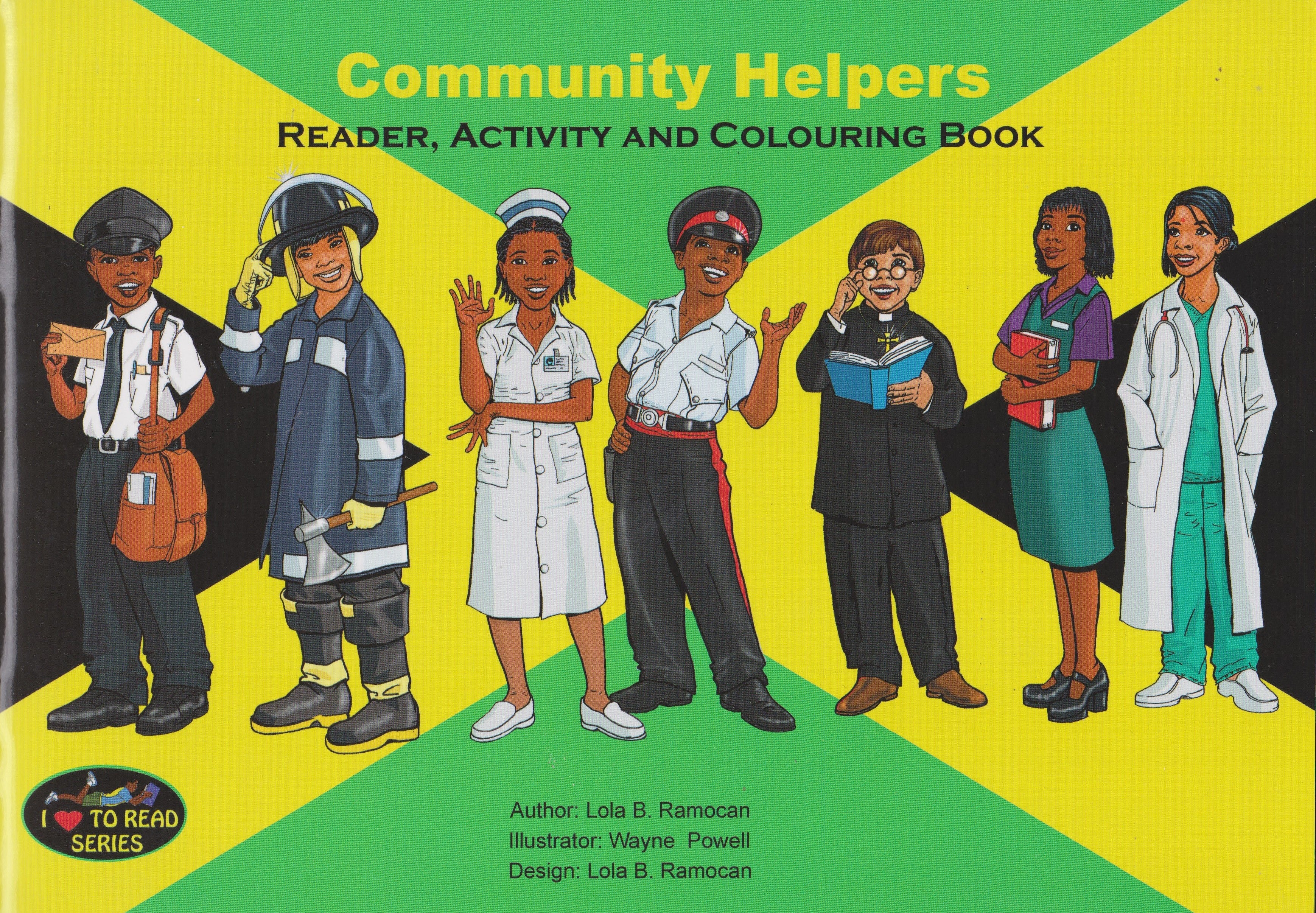 Promoting our Heritage-Community Helpers, Reader, Activity and Colouri ...